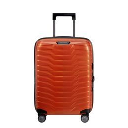 Hartschalen-Trolley Samsonite "PROXIS, verschiedene Gr&ouml;&szlig;en und Farben", Damen, Gr. B/H/T: 40cm x 55cm x 20cm 38 l, orange (flame), Polypropylen, unifarben, festlich, Koffer Hartschalen-Trolley, Trolley Reisegep&auml;ck Hartschalenkoffer Reisekoffer TSA-Zahlenschloss