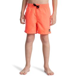 Badeshorts Quiksilver "Everyday Volley 14", Kinder, Gr. 14, fiery coral, Obermaterial: 100% Microfaser;, Badehosen Badeshorts