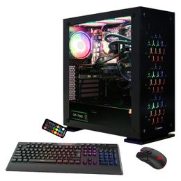 GAMEMAX Gaming-PC "Onyx II 7288", schwarz, Microsoft Windows 11 Home (64 Bit), 32 GB RAM 2.000 GB SSD, Desktop-PCs, DDR5-RAM, Windows 11, Gaming-PC