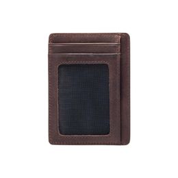 JOOP! Kartenetui JOOP "Kartenetui Loreto Itys Cardholder sv5", Herren, braun (dunkelbraun), Obermaterial: 100% Rindsleder Leather cow., Kleinlederwaren Kartenetui
