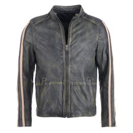 Bikerjacke JCC "Lederjacke Newton2", Herren, Gr. XL, schwarz, Obermaterial: 100% Schafsleder sheepskin. Futter: 100% Baumwolle CO., Jacken Bikerjacke