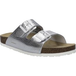 Sandale Josef Seibel "Hermine 01, silber", Damen, Gr. 37, silber, Obermaterial: 100% Rindsleder Leather cow., Schuhe Sandale