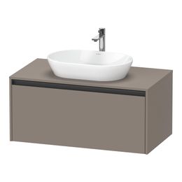 Duravit Waschtischunterschrank Ketho.2 100x55cm, ba m, Pl m 1 Ausschn, wandh&auml;ngend (K24886043430000)