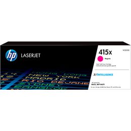 HP Tonerkartusche "original HP Toner 415 Gr&ouml;&szlig;e A+X, Faben: B/C/M/Y", pink (magenta), Tonerpatronen, Tonerkartusche