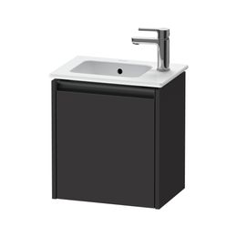 Duravit Waschtischunterschrank Ketho.2 41x29,2x44cm, 1 T&uuml;r, wd, An L, gra matt (K25060L80800000)
