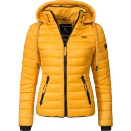 Steppjacke Navahoo "&Uuml;bergangsjacke Lulana", Damen, Gr. XS, gelb, Obermaterial: 100% Nylon NY. Obermaterial: Futter: 100% Polyester PES. 100% Polyester PES., Jacken Steppjacke