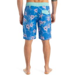 Boardshorts Quiksilver "Everyday Straight 20", Herren, Gr. 32(M), blau (nebulas blau backyards), Obermaterial: 100% Microfaser;, Hosen Boardshorts