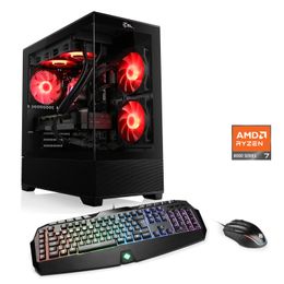 CSL Gaming-PC "Levitas V29210", schwarz, Microsoft Windows 11 Home (64 Bit), 32 GB RAM 1.000 GB SSD, Desktop-PCs, Gaming-PC