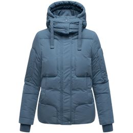 Steppjacke Navahoo "Steppjacke Zauberlicht 14", Damen, Gr. S, blau (dusty blau), Obermaterial: 100% Polyester PES. Obermaterial: Futter: 100% Polyester PES. 100% Polyester PES., Jacken Steppjacke