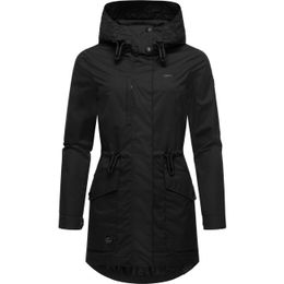 Parka Ragwear "Outdoorjacke Alysa", Damen, Gr. 5XL, schwarz, Obermaterial: 100% Polyester PES. Obermaterial: Futter: 100% Polyester PES., Jacken Parka