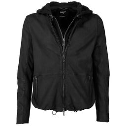 Lederjacke Maze "Lederjacke 42020105", Damen, Gr. XS, schwarz, Obermaterial: 100% Lammleder LEL. Futter: 100% Baumwolle CO., Jacken Lederjacke