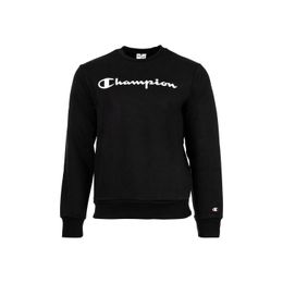 Sweatshirt Champion "Sweatshirt Crewnneck Sweatshirt Soft Compact Basic", Herren, Gr. M, schwarz, Obermaterial: 55% Baumwolle CO. 45% Polyester PES., Sweatshirts Sweatshirt