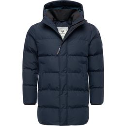 Wintermantel Ragwear "Wintermantel Nortday", Herren, Gr. XL, blau (navy), Obermaterial: 100% Polyester PES. Obermaterial: Futter: 100% Polyester PES. 100% Polyester PES., M&auml;ntel Wintermantel