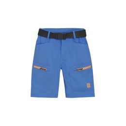 Cargoshorts Color Kids "Cargoshorts COShorts Outdoor W. Zip Pockets", Jungen, Gr. 152, N-Gr, blau (campanula), Obermaterial: 92% Nylon NY. 8% Elasthan EL., Hosen Cargoshorts