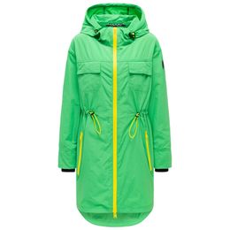 Outdoorjacke Marikoo "Marikoo Tr&uuml;ffelbonbon Damen Mantel N133", Damen, Gr. S, gr&uuml;n (cactus gr&uuml;n), Obermaterial: 100% Polyester PES., Jacken Outdoorjacke