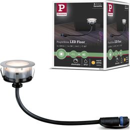 LED Einbauleuchte Paulmann "Plug & Shine", silber (silberfarben), H:3cm &Oslash;:7cm, Leuchten, LED Einbauleuchte, LED-Modul, IP65 3000K 24V