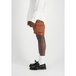 Shorts Alpha Industries "Crew Short", Herren, Gr. 36, Normalgr&ouml;&szlig;en, braun (hazel braun), Obermaterial: 98% Baumwolle, 2% Elastan; Futter: 100% Baumwolle, Hosen Shorts