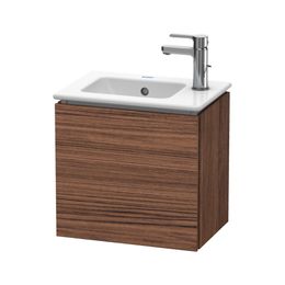 Duravit Waschtischunterschrank L-Cube 42x29,4x40cm, wandh&auml;ngend, T&uuml;r re, Nussb dkl. (LC6272R2121)