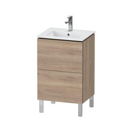 Duravit Waschtischunterschrank L-Cube Compact 52x42,1x70,4cm, 2 Ausz., steh., Ei marm. (LC667105555)