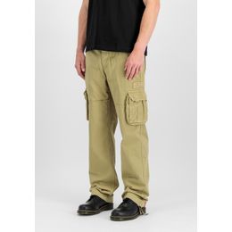 Cargohose Alpha Industries "Jet Pant", Herren, Gr. 38, Normalgr&ouml;&szlig;en, gr&uuml;n (light olive), Obermaterial: 100% Baumwolle; Futter: 100% Baumwolle, Hosen Cargohose