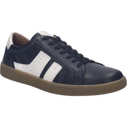 Sneaker Josef Seibel "Lio 07, schwarz-weiss", Damen, Gr. 46, schwarz (schwarz, wei&szlig;), Obermaterial: 100% Rindsleder Leather cow., Schuhe Sneaker