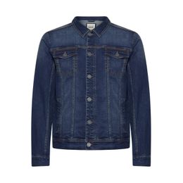 Jeansjacke Blend "Jeansjacke BHNaril", Herren, Gr. XL, blau (denim dunkelblau), Obermaterial: 98% Baumwolle CO. 2% Elasthan EL., slim fit normal, Jacken Jeansjacke
