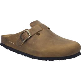 Clog Josef Seibel "Hermine 04, castagne", Damen, Gr. 42, braun (castagne), Obermaterial: 100% Rindsleder Leather cow., Schuhe Clog