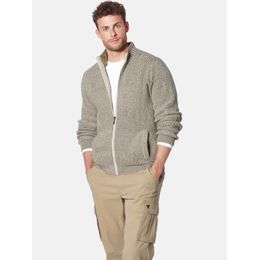 Strickjacke Babista "Strickjacke GIORTALLI", Herren, Gr. XL, beige, Obermaterial: 46% Baumwolle CO. 27% Wolle mw. 27% Polyacryl PAN., Strickjacken Strickjacke