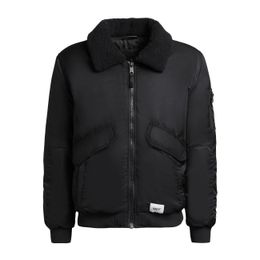 Bomberjacke Khujo "Bomberjacke Ground", Herren, Gr. XL, schwarz, Obermaterial: 100% Nylon NY. Obermaterial: Futter: 100% Nylon NY. 100% Polyester PES., Jacken Bomberjacke