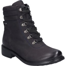 Stiefelette Josef Seibel "Selena 52, ocean", Damen, Gr. 37, blau (ocean), Obermaterial: 100% Rindsleder Leather cow., Schuhe Stiefelette