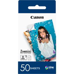 Canon Fotopapier "Zoemini ZINK&trade; 5 x 7,5 cm Fotopapier mit 50 Blatt", wei&szlig;, B:5cm H:7,6cm, Papiere, Fotopapier