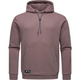 Kapuzenpullover Ragwear "Kapuzenpullover Arrwen", Herren, Gr. XXL, rosa (mauve), Obermaterial: 70% Baumwolle CO. 30% Polyester PES., Basic, h&uuml;ftbedeckend, hoch geschlossener Ausschnitt, Pullover Kapuzenpullover