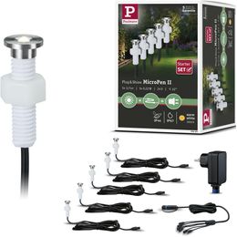LED Einbauleuchte Paulmann "Plug & Shine", silber (silberfarben), &Oslash;:2cm, Leuchten, LED Einbauleuchte, LED-Modul, IP67 3000K incl. Driver