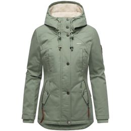 Winterjacke Marikoo "Winterjacke Bikoo", Damen, Gr. L, gr&uuml;n (smokey mint), Obermaterial: 100% Baumwolle CO. Obermaterial: Futter: 100% Polyester PES. 100% Polyester PES., Jacken Winterjacke