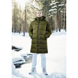 Winterjacke Arctic Seven "Arctic Seven Herren Winter Parka gesteppt AS424", Herren, Gr. M, gr&uuml;n (schwarz olive), Obermaterial: 100% Polyester PES., Jacken Winterjacke