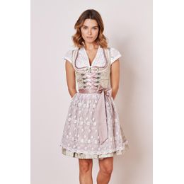 Kr&uuml;ger Dirndl KR&Uuml;GER "Dirndl Juliane (50cm)", Damen, Gr. 42, N-Gr, gr&uuml;n, Obermaterial: 100% Polyester PES., Kleider Dirndl