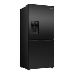 HISENSE Multi Door "RQ5P470SY", Energieeffizienz: D, silber (schwarz), Display au&szlig;en, K&uuml;hlschr&auml;nke, Wasser-/Eisspender, Multi Door
