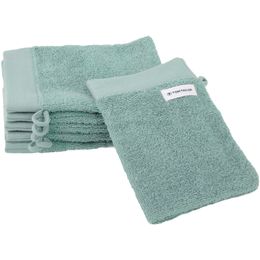 Waschhandschuh Tom Tailor HOME "Waschhandschuh COLOR BATH", gr&uuml;n (fresh sage), B:16cm L:21cm, Frottier, Frottier, Handt&uuml;cher, Waschhandschuh