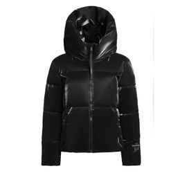 Steppjacke Khujo "Steppjacke Audrey Shiny", Damen, Gr. XL, schwarz, Obermaterial: 100% Polyester PES. Obermaterial: Futter: 100% Nylon NY. 100% Polyester PES., Jacken Steppjacke