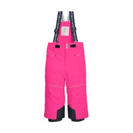 Skihose "FISW 48 MNS SKI PNTS", M&auml;dchen, Gr. 86/92, Normalgr&ouml;&szlig;en, rosa (neonpink), Obermaterial: 100% Polyester;Futter: 100% Polyester;F&uuml;llung: 100% Polyester, FIRST INSTINCT BY Killtec, Hosen Skihose, Wasser- und winddichte Schneehose mit Grow-Up-Funktion