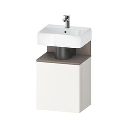 Duravit Waschtischunterschrank Qatego 44x35x64,5cm, 1 T, T r, ba matt/we matt (QA4076R43840000)