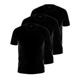 Unterhemd Ammann "3er Pack Shirt 1/2 Arm Day Modern / Micro Modal", Herren, Gr. XL, N-Gr, schwarz, Single Jersey, Obermaterial: 93% Modal CMD. 7% Elasthan EL., Unterhemden Unterhemd