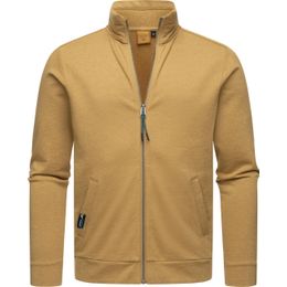 Kapuzensweatjacke Ragwear "Sweatjacke Miet", Herren, Gr. M, braun (braun sugar), Obermaterial: 55% Baumwolle CO. 45% Polyester PES., Sweatjacken Kapuzensweatjacke