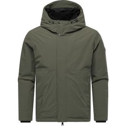 Outdoorjacke Ragwear "Funktionsjacke Saqon YOUMODO", Herren, Gr. XXL, gr&uuml;n (schwarz olive), Obermaterial: 90% Nylon NY. 10% Elasthan EL. Obermaterial: Futter: 100% Polyester PES. 100% Polyester PES., Jacken Outdoorjacke