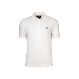 Poloshirt Armani Exchange "Poloshirt", Herren, Gr. L, wei&szlig;, Obermaterial: 100% Baumwolle CO., Shirts Poloshirt