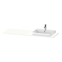 Duravit Waschtisch-Konsole Happy D.2 Plus 160x55cm, m 1 AS, Beck. re, we s-matt (HP031HR3636)