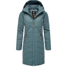 Steppmantel Ragwear "Steppmantel Dizzie Coat", Damen, Gr. XXL, grau, Obermaterial: 100% Polyester PES. Obermaterial: Futter: 100% Polyester PES. 100% Polyester PES., M&auml;ntel Steppmantel