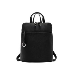 Rucksack SURI FREY "Rucksack SFY Debby", Damen, Gr. B/H/T: 33cm x 31cm x 13cm, schwarz (schwarz 100), Obermaterial: 60% Polyurethan PU. 40% Polyester PES., Rucks&auml;cke Rucksack