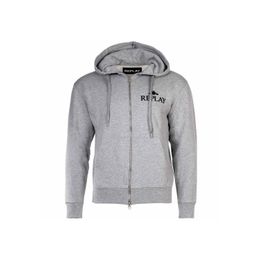 Sweatshirt Replay "Sweatjacke", Herren, Gr. M, grau, Obermaterial: 100% Baumwolle CO., Sweatshirts Sweatshirt