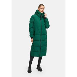 Winterjacke Marikoo "Marikoo Honiaa Damen Winter Steppmantel Parka N074", Damen, Gr. M, gr&uuml;n (evergr&uuml;n), Obermaterial: 100% Polyester PES., Jacken Winterjacke